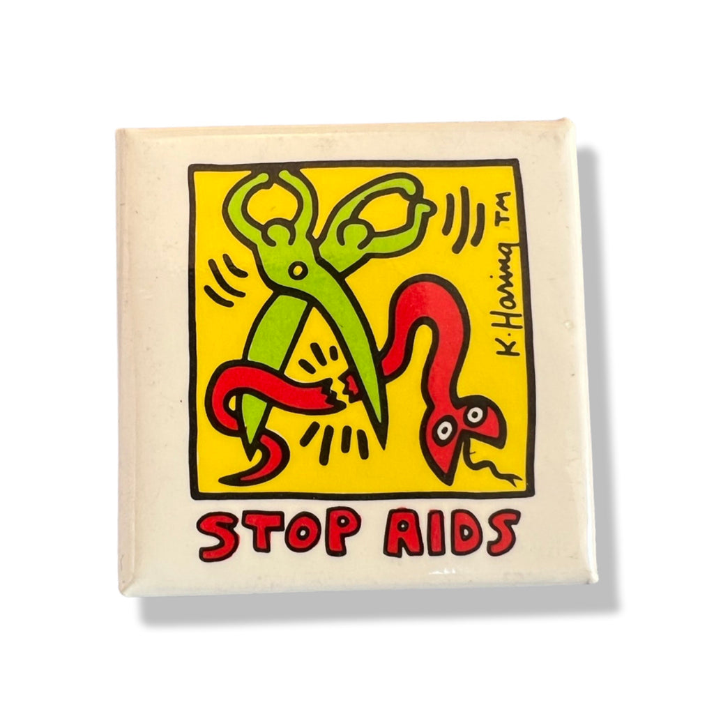 Keith Haring - Original Button from the New York Pop Shop – Famous ...